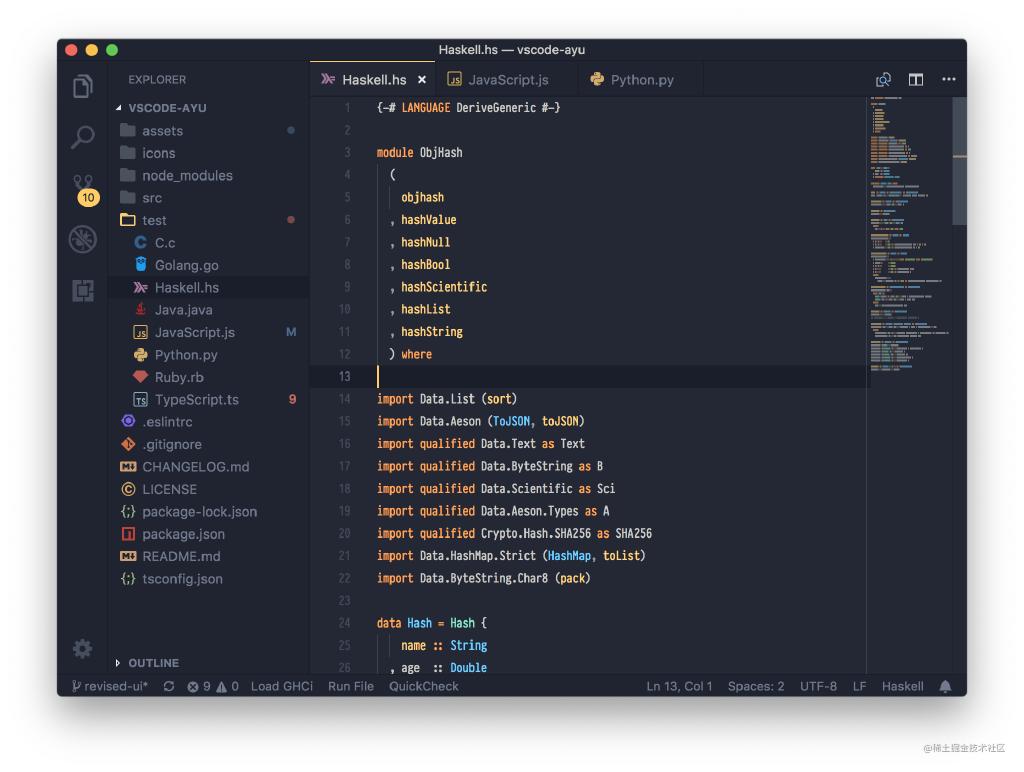 冷门但好看的VSCode主题推荐